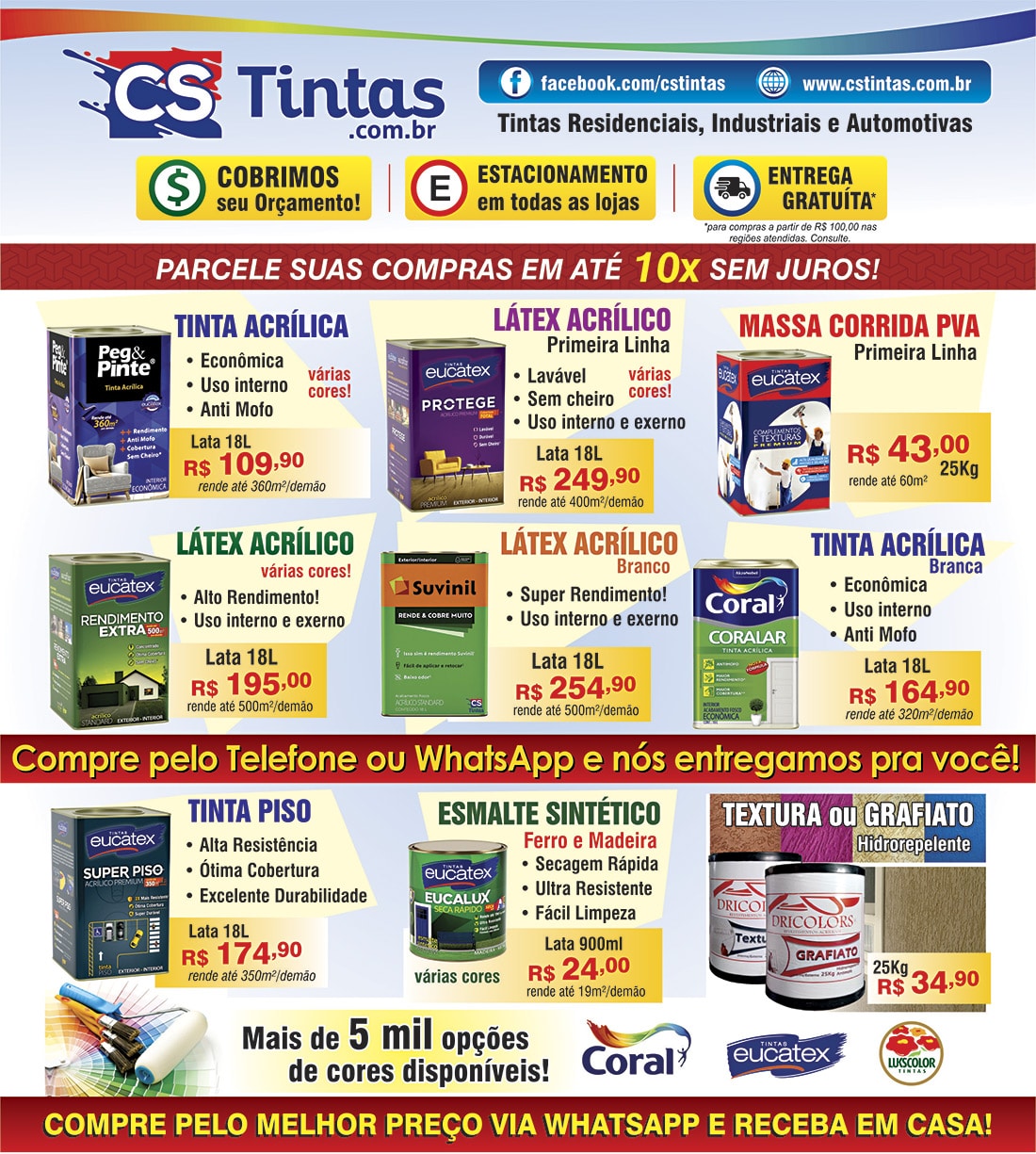 O melhor preço em Tintas - Confira | CS Tintas